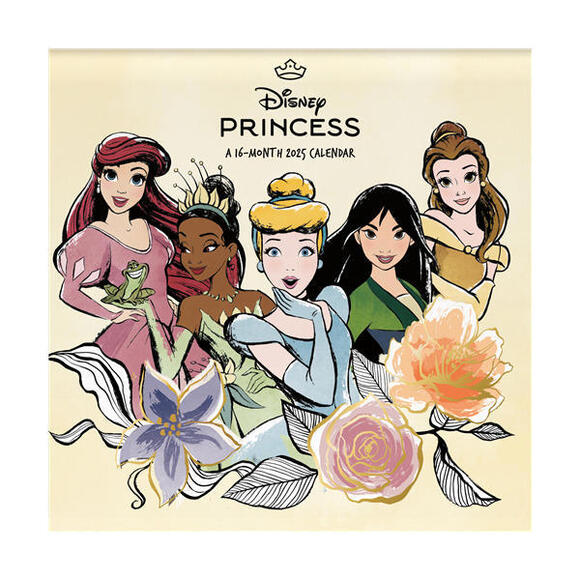 Office | Trends International Disney Princess 225 12 X 12 Wall Calendar ...